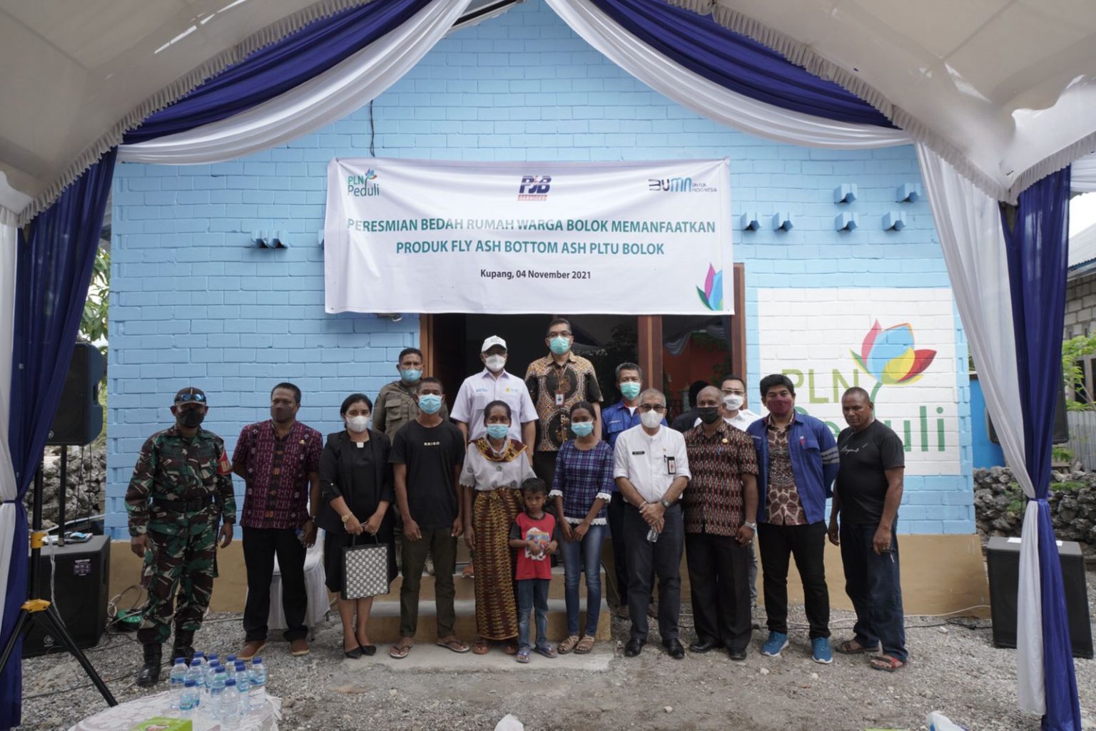 Rumah Janda Dua Anak Disulap PLN, Memanfaatkan Produk Fly Ash Bottom ...