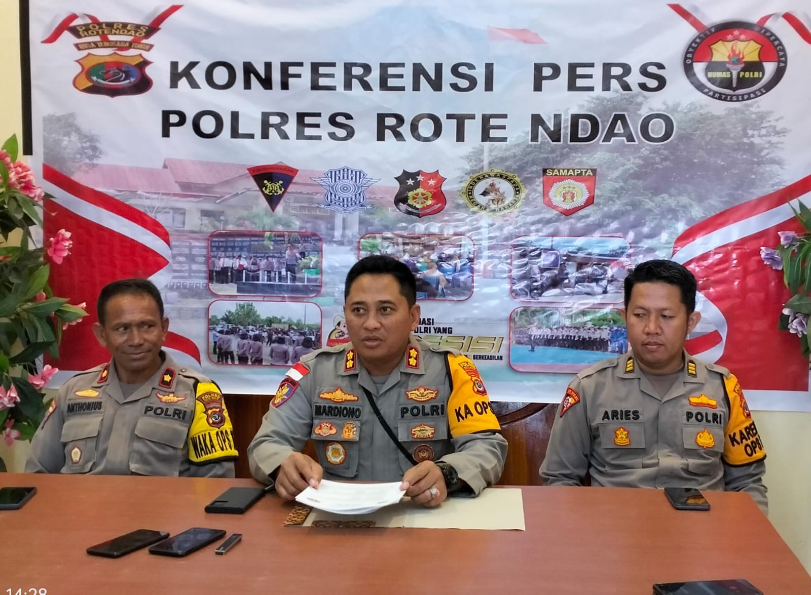 Polres Rote Ndao Berhasil Tuntaskan 258 Kasus Sepanjang Tahun 2023 – Portal NTT
