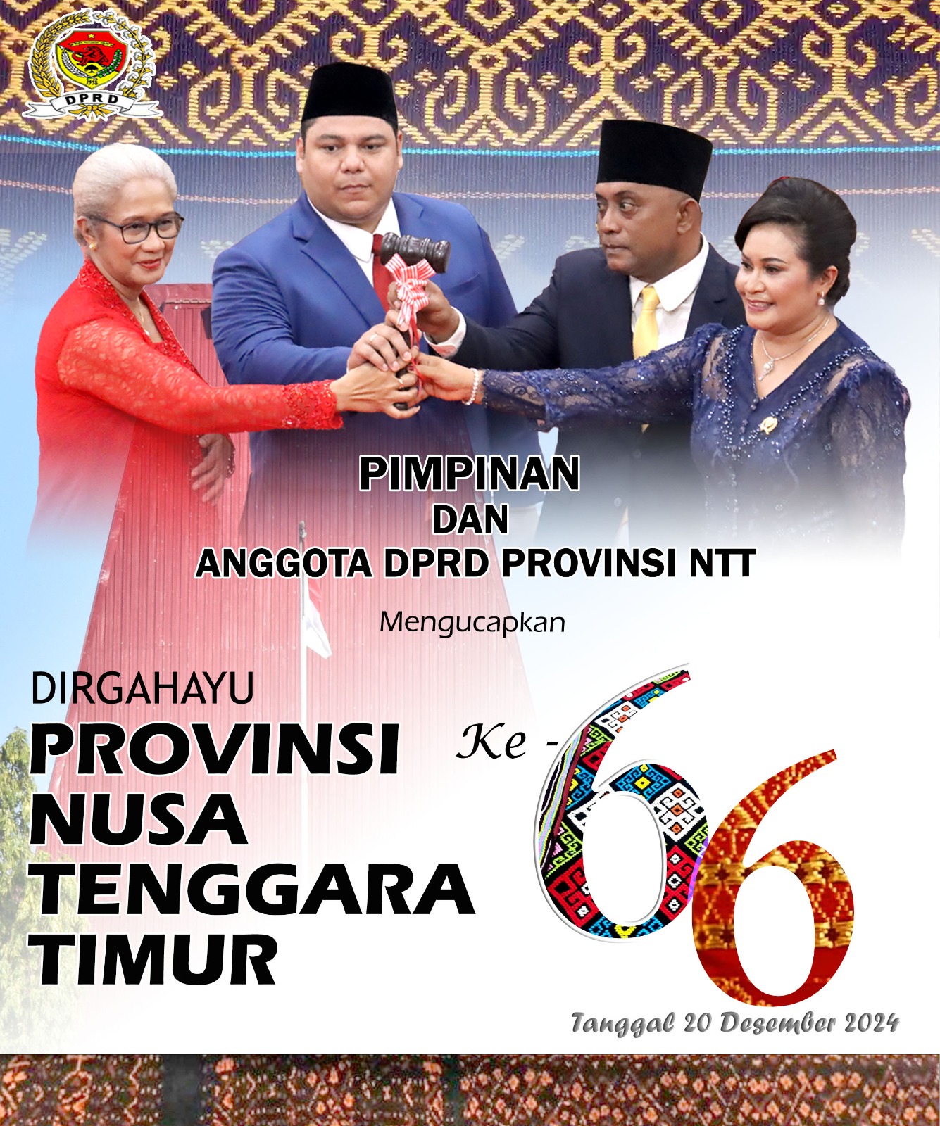 Meriahkan HUT NTT ke-66 Provinsi NTT, Pimpinan dan Staf Setwan Ikut ...